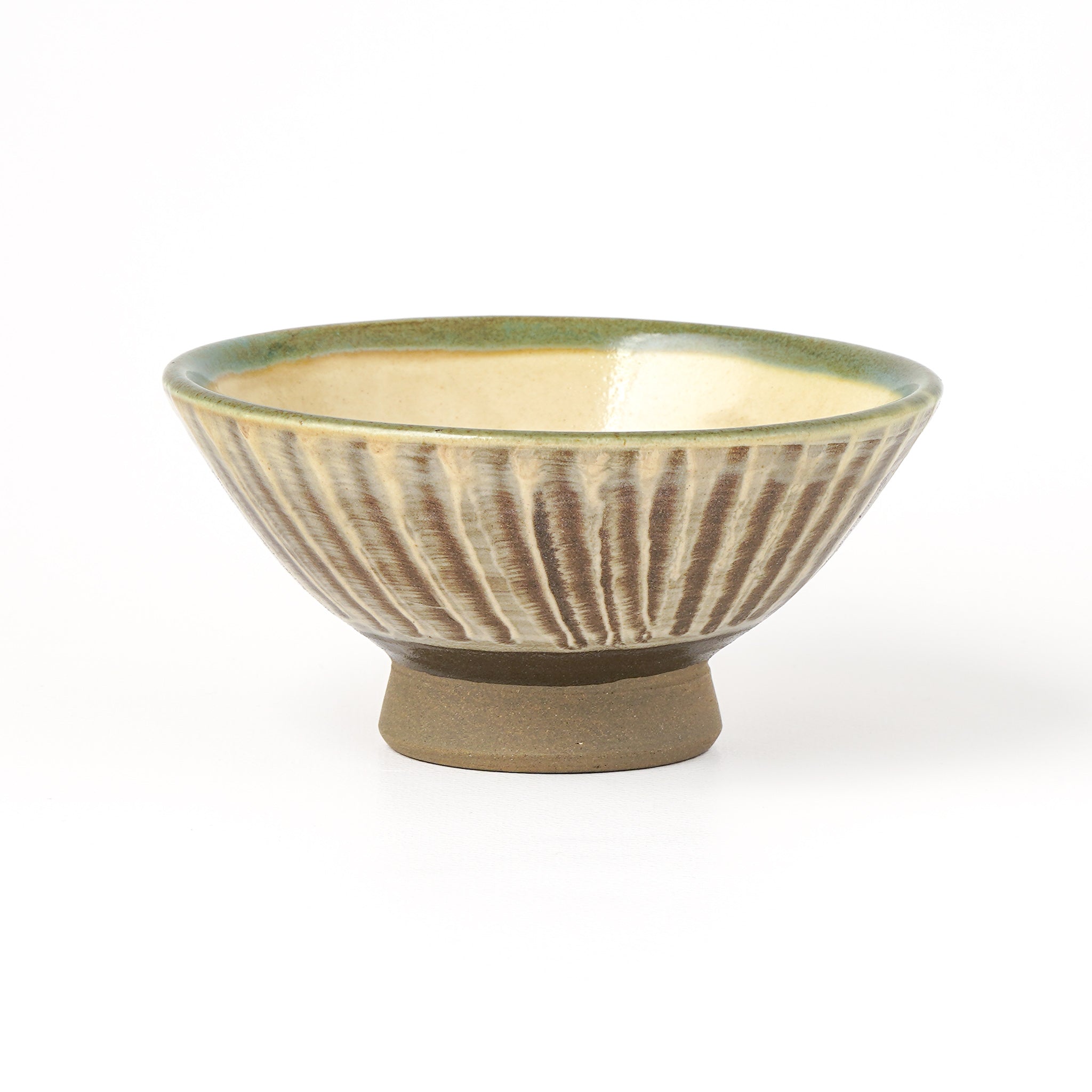 小鹿田焼 柳瀬元寿窯 飯碗 4.5寸 D – mono+iku 育む、暮らしの道具店