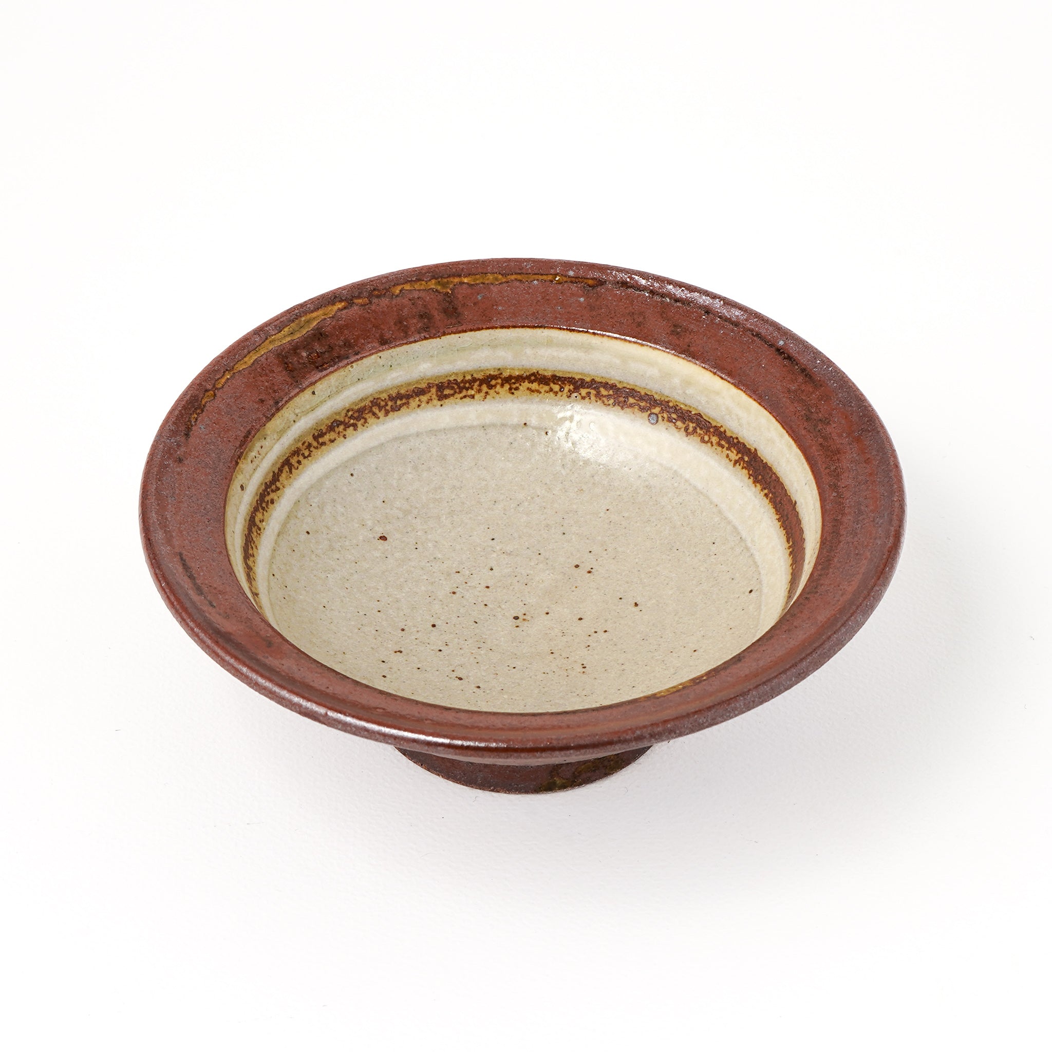 かじや窯 鉢 4寸 ふち有 B – mono+iku 育む、暮らしの道具店