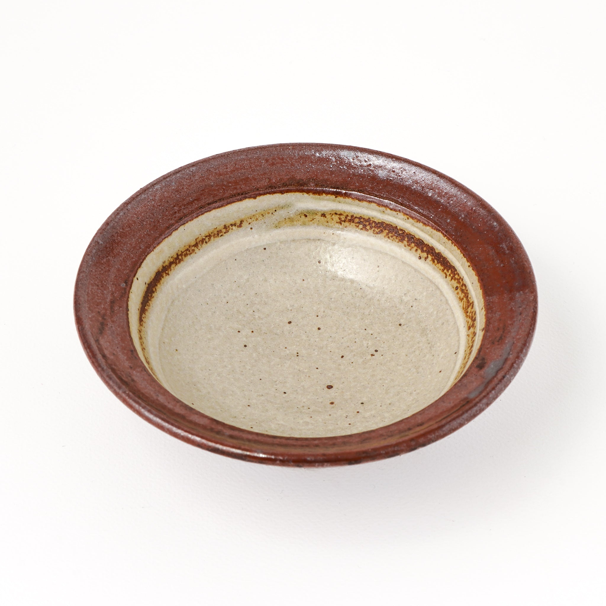 かじや窯 鉢 4寸 ふち有 D – mono+iku 育む、暮らしの道具店