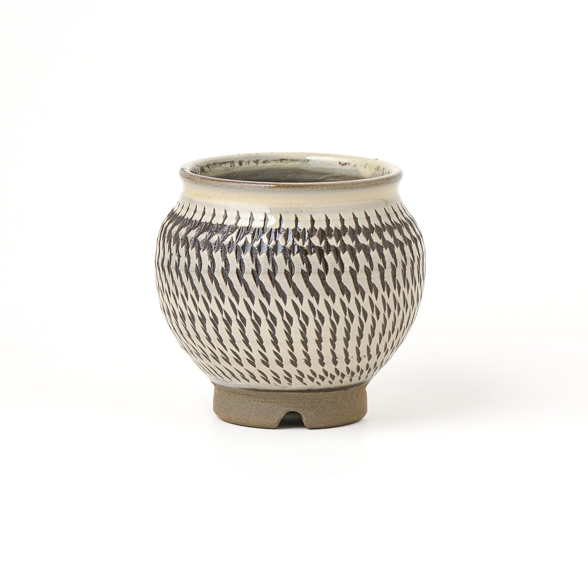 小鹿田焼 柳瀬元寿窯 植木鉢 小 J – mono+iku 育む、暮らしの道具店