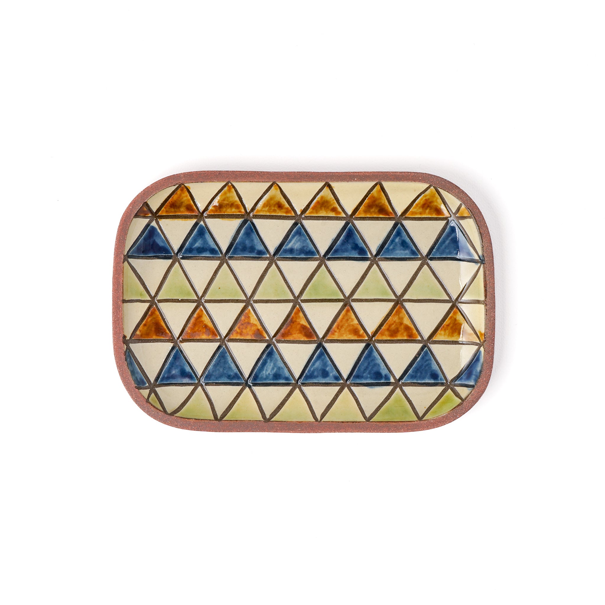 一翠窯 角皿 中 B – mono+iku 育む、暮らしの道具店