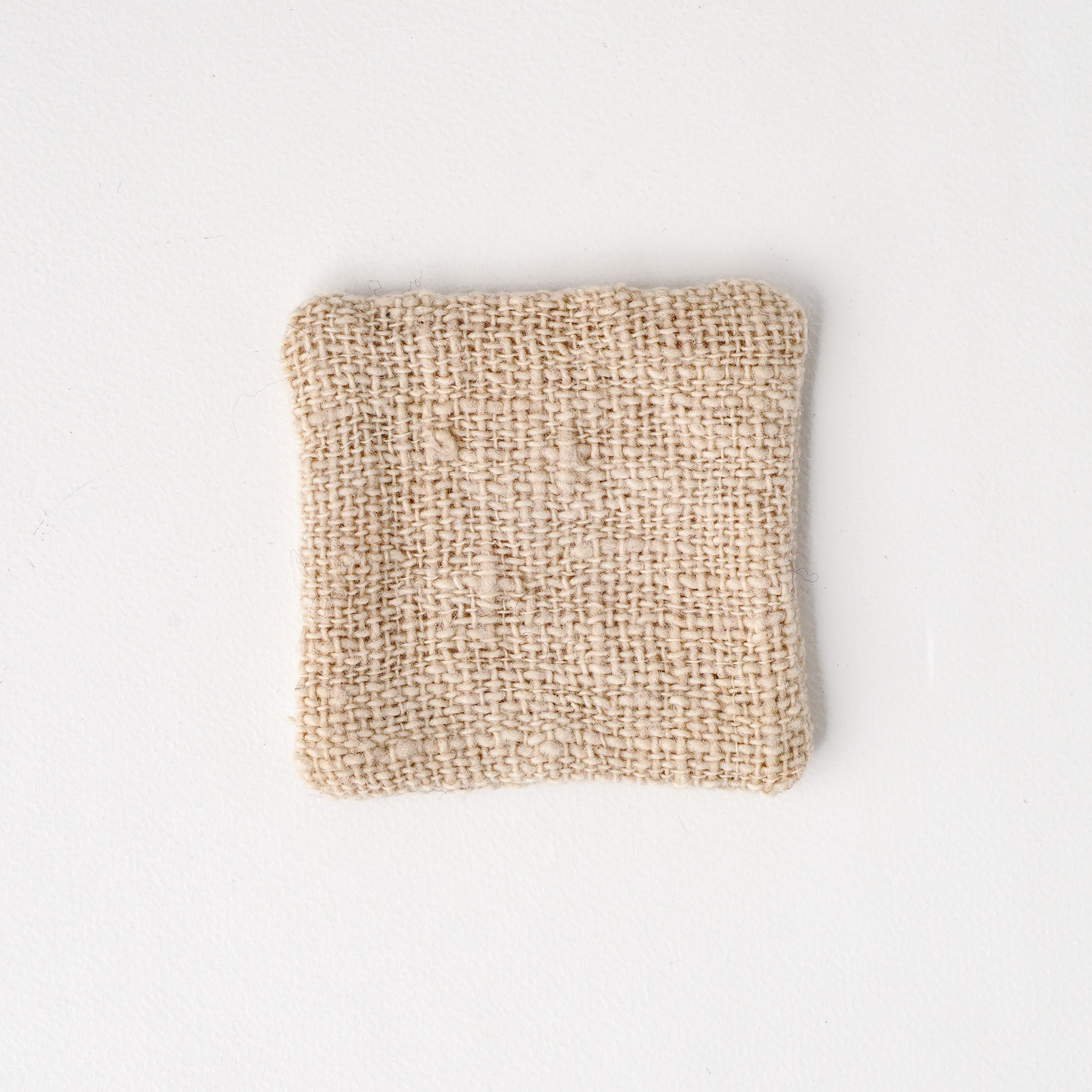 野の布 コースター コーヒー染め M – mono+iku 育む、暮らしの道具店